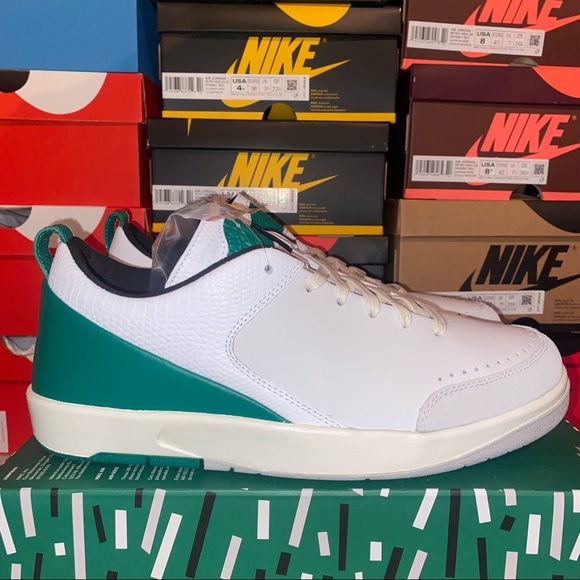 Jordan | Shoes | Nike Air Jordan 2 Retro Low Se Green Nina Chanel Abney ...